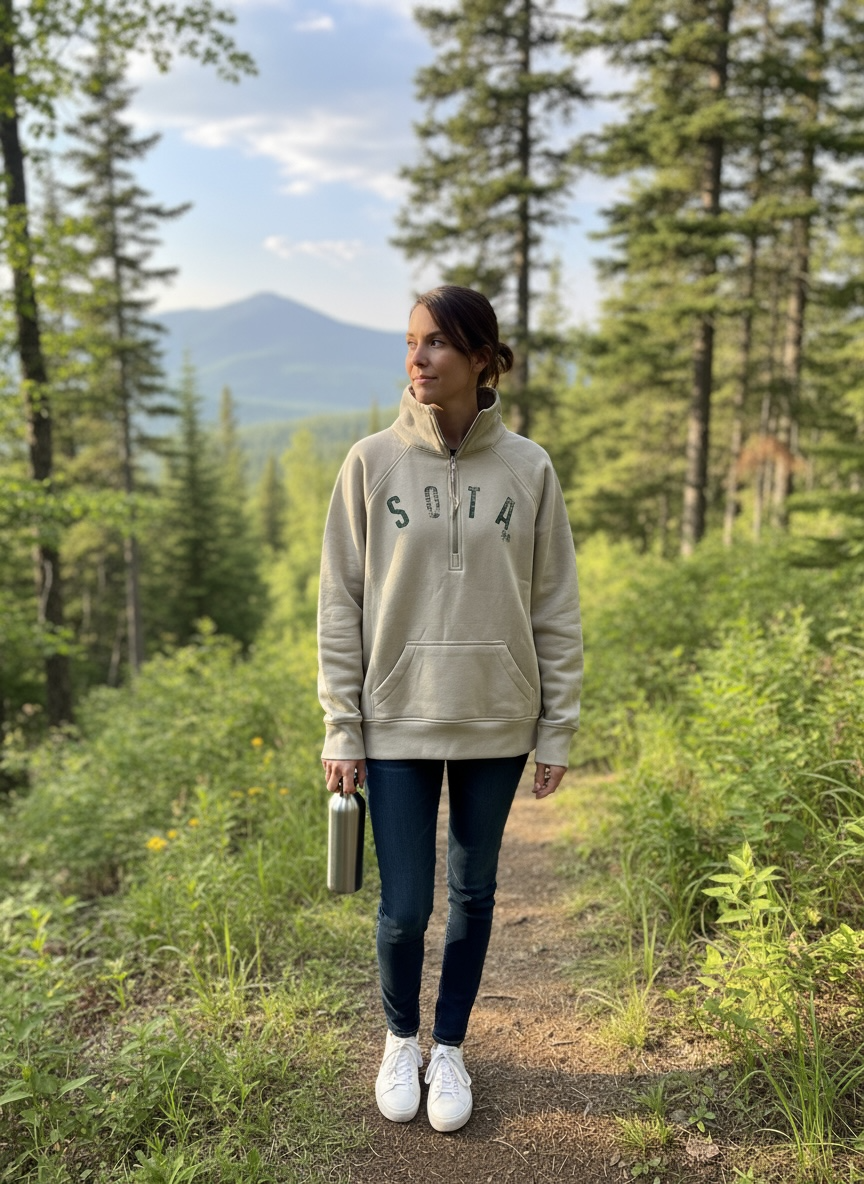 WOMEN’S SOTA 1/2 ZIP – GET OUTSIDE. clothing co.